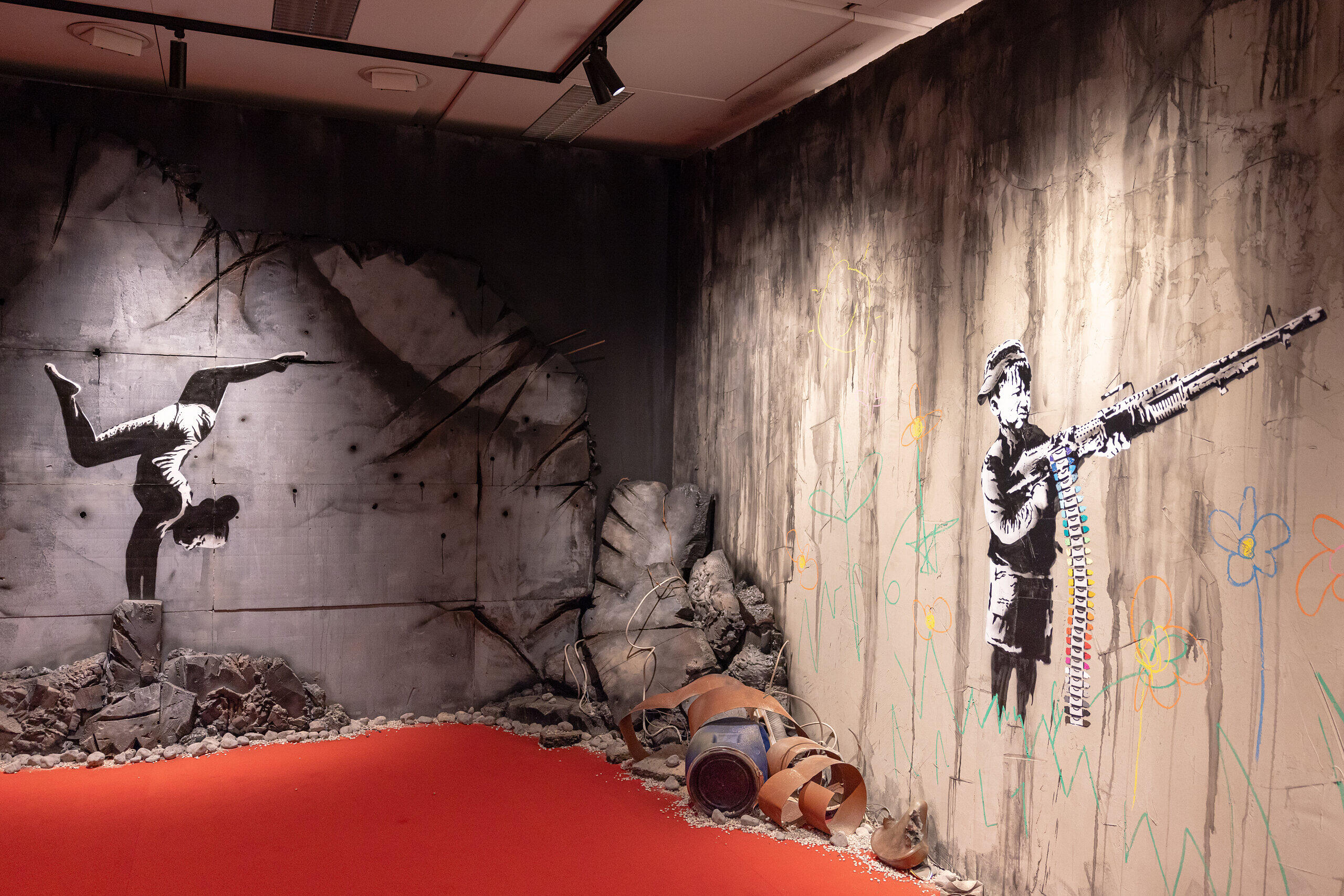 Banksy Graffiti Sjablonen