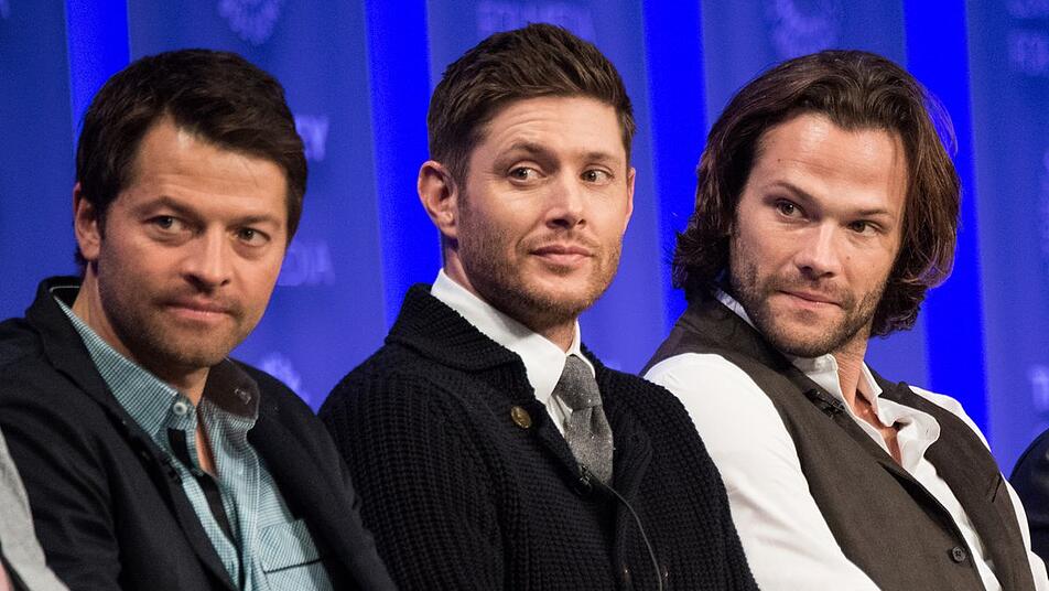 Jensen Ackles Jared Padalecki And Misha Collins Impala I Will Play Sam